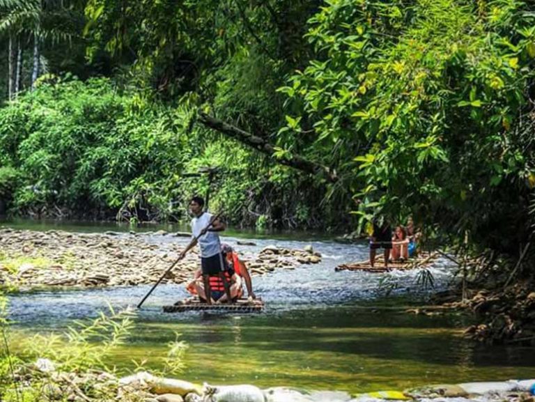 Bamboo Rafting in Khao Lak | experience the traditional Bamboo rafting